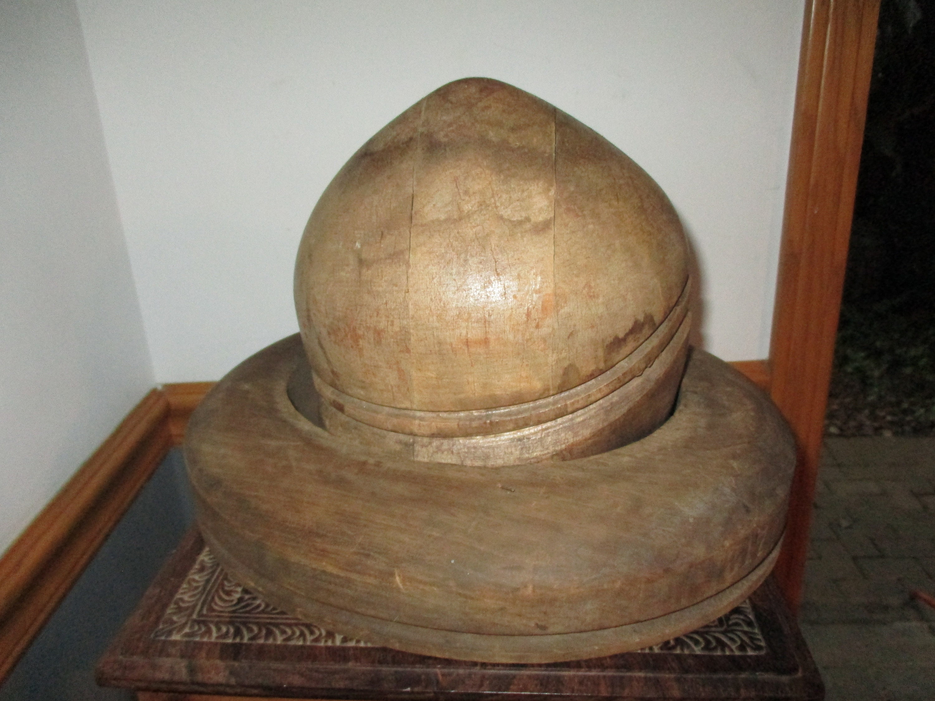 Antique Mold Fedora Hat Shaper Wig Hat Holder Story Display Head ...