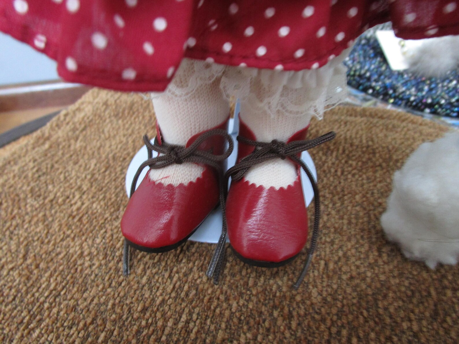 90s Anco Merchandise Co. Porcelain Doll With Her Puppy on Leash Sooo ...