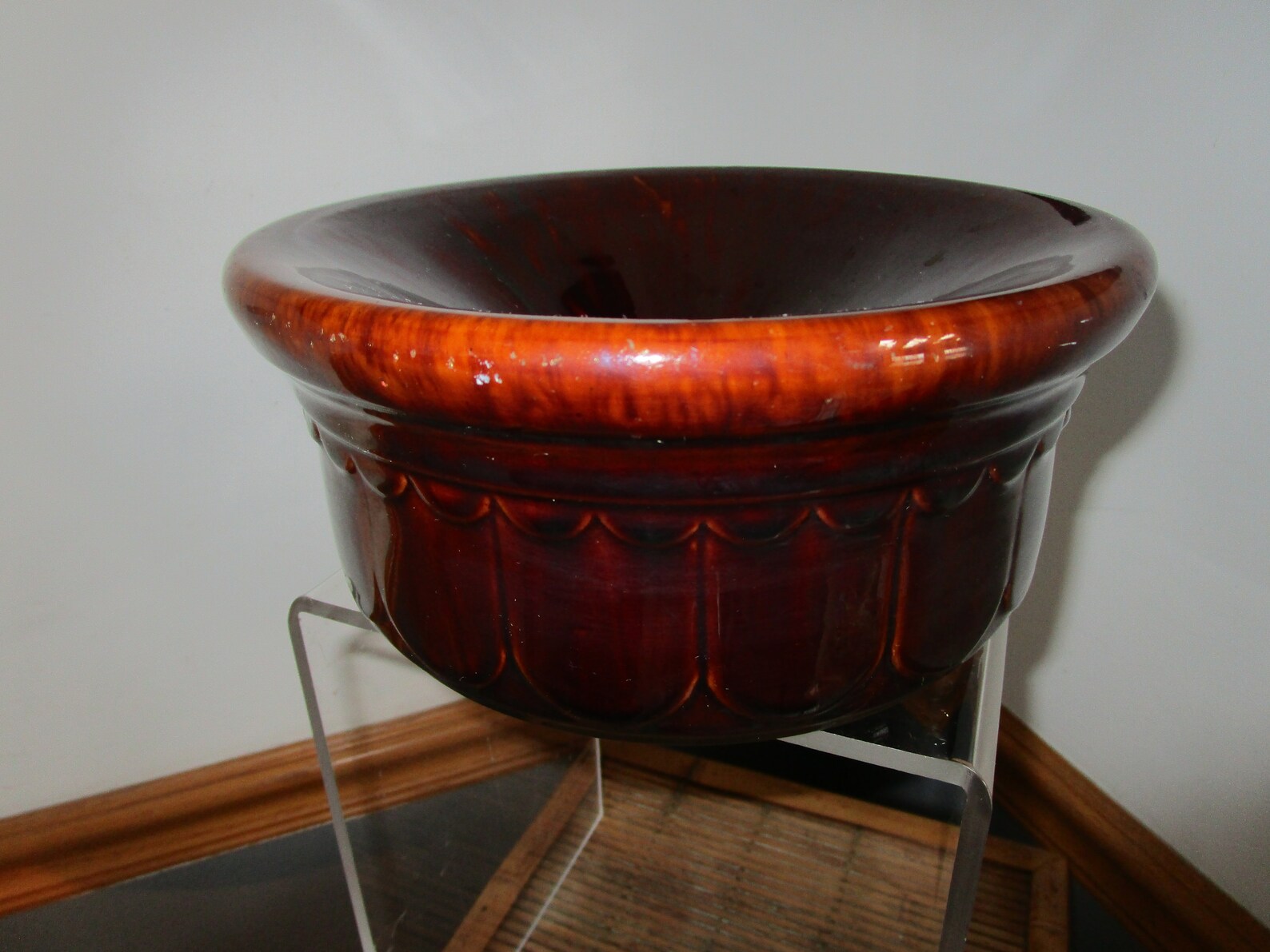 Antique Bennington Brown Glaze Ceramic Spittoon Cuspidor - Etsy