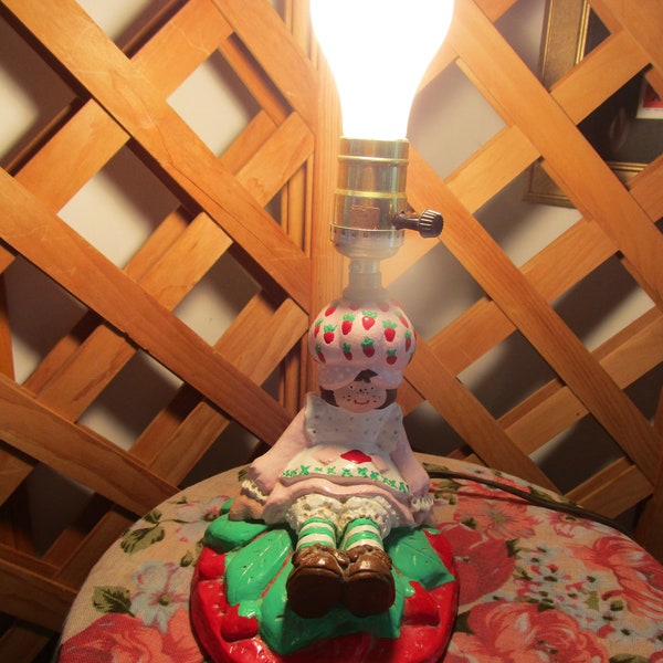 Strawberry Shortcake Lamp - Etsy