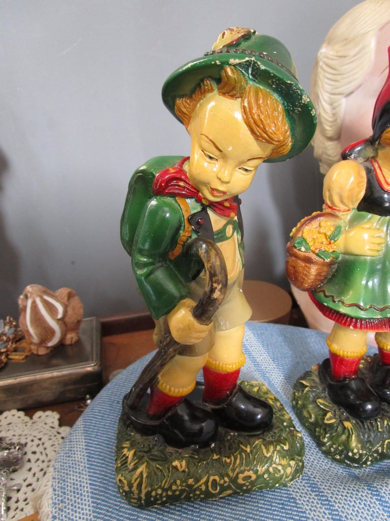 50s Devon Ware Canada Hand Painted Dutch Boy & Dutch Girl Figurines - Etsy