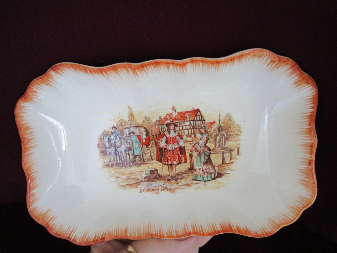 Ye Olden Days Beautiful Sandland Ware Lancaster Sandland LTD. Hanley ...
