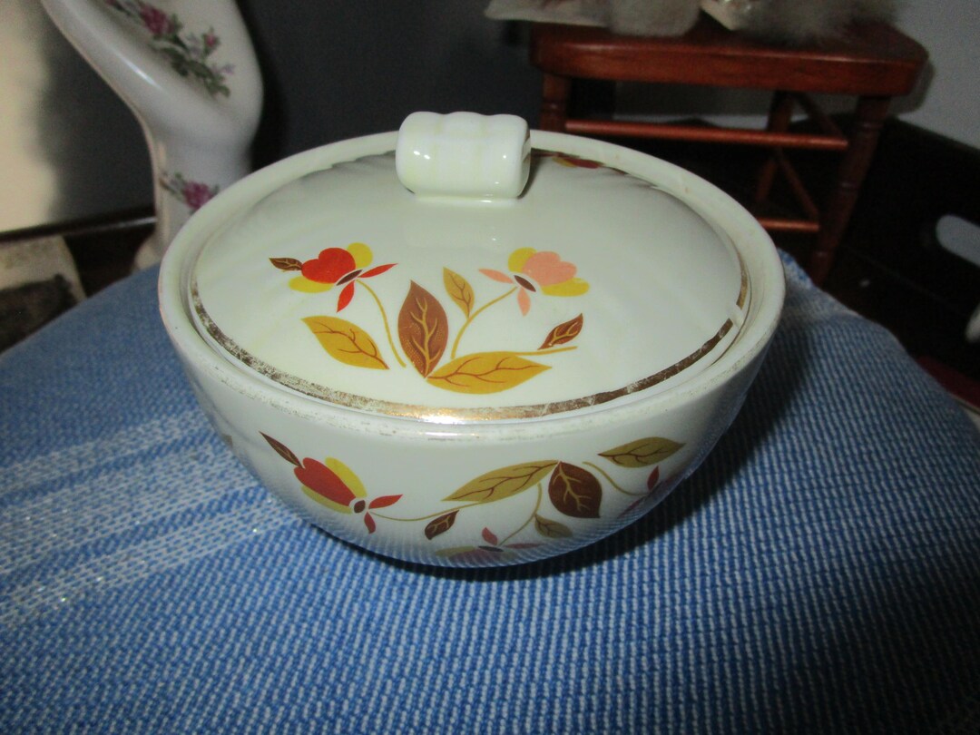 Vintage Hall Superior Quality Kitchenware Jewel Tea Autumn Leaf Drip ...