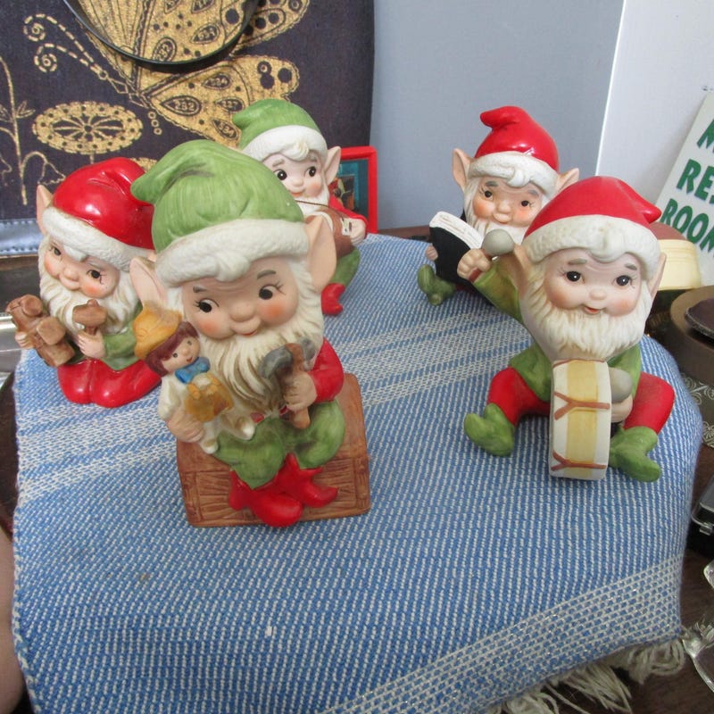 Homco Elves - Etsy