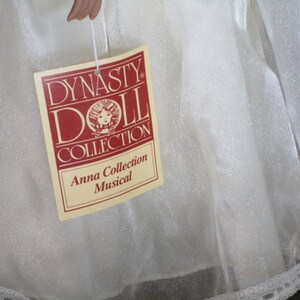 Vintage Anna Collection Musical Bride/first Communion Gift Dynasty Doll ...