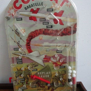 1950's Marx Combat Bagatelle Fighter Jet Pinball Game - Etsy