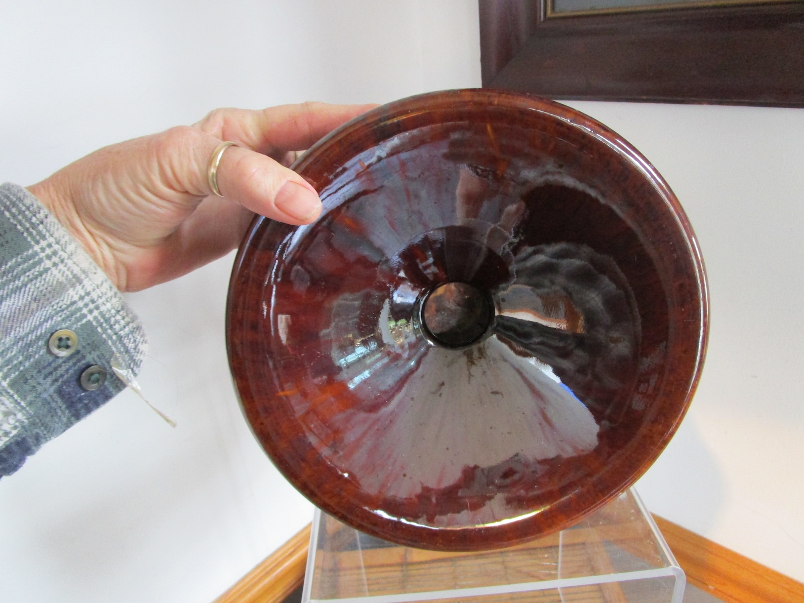 Antique Bennington Brown Glaze Ceramic Spittoon Cuspidor - Etsy