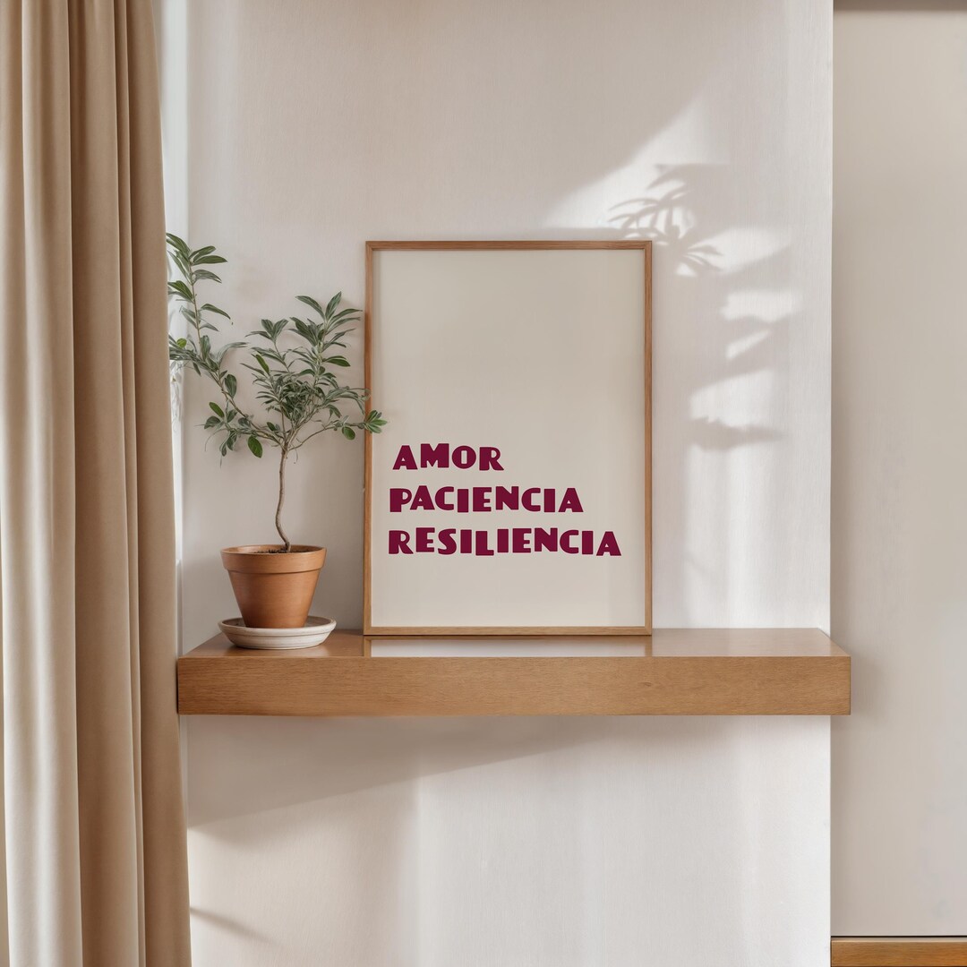 Inspirational Wall Art, Motivational Text for Wall Decor in Red Letters ...