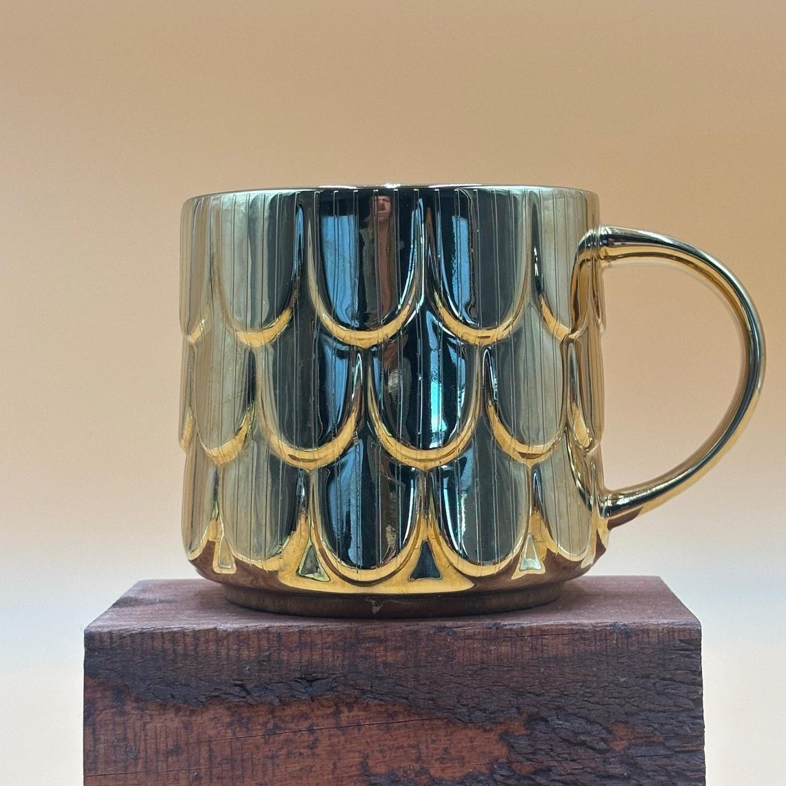 Starbucks Gold Mermaid Scales Mug - 2019 Holiday Collection - Etsy
