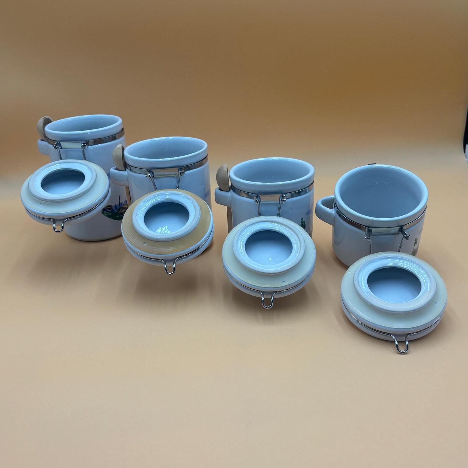 Vintage Alco Industries Lighthouse Canister Set - 4 Piece Kitchen ...