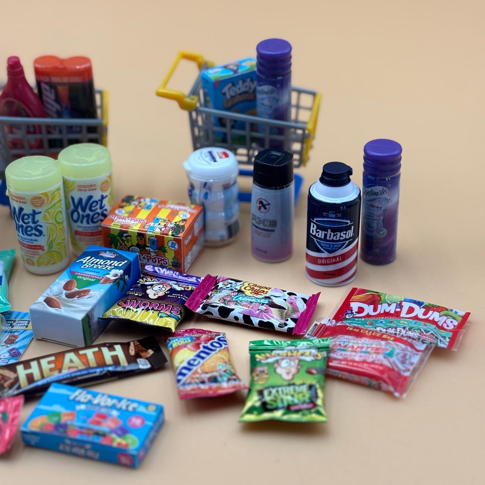Mini Brand Grocery Store Lot – 30-piece Set With 2 Shopping Carts - Etsy