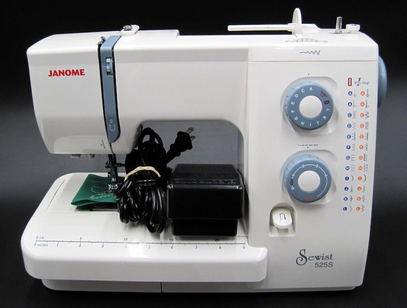 JANOME Sewist 525S Sewing Machine~with Cover & Foot Control JUST Serviced - Etsy