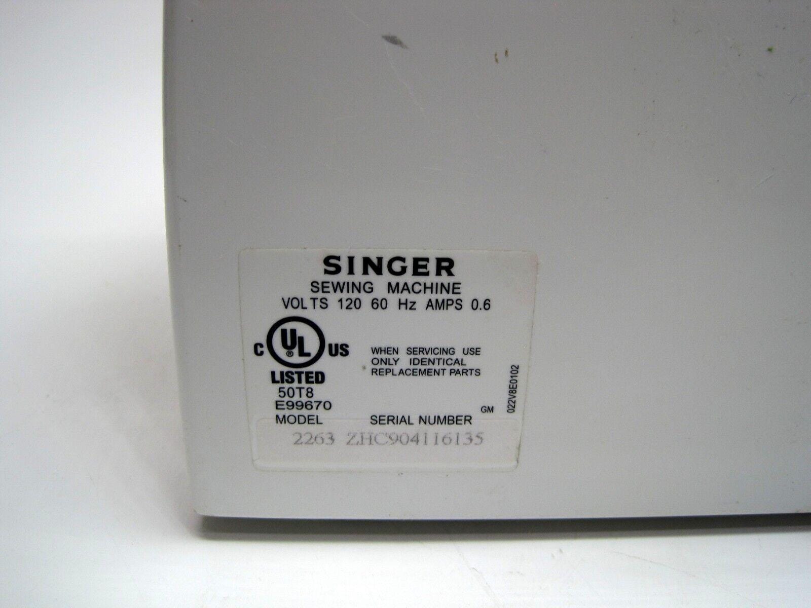 Singer Simple Sewing Machine 2263 W/ Foot Controller - Etsy