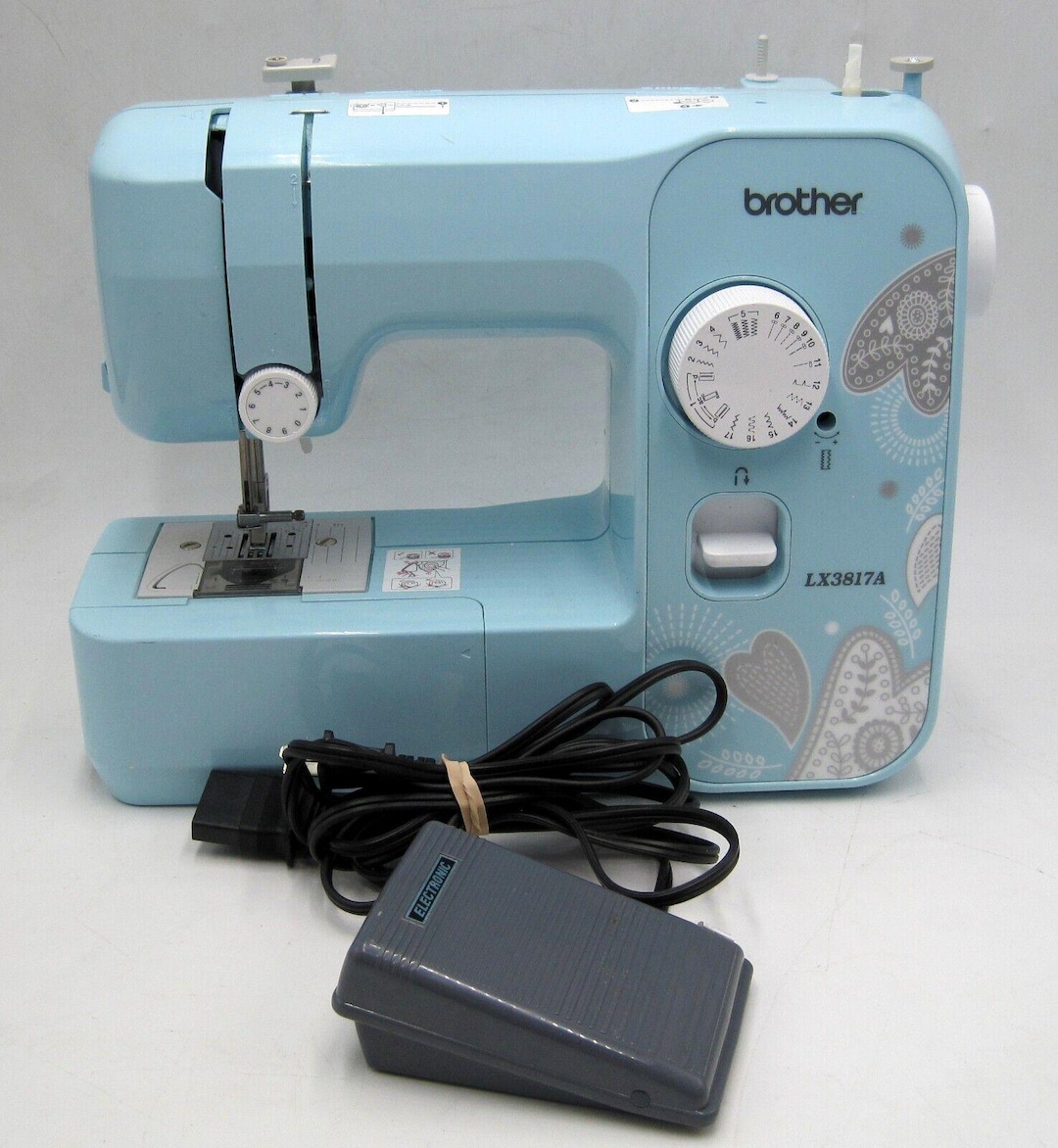 Brother LX3817A Light Weight 17 Stitch Sewing Machine W/foot Pedal - Etsy