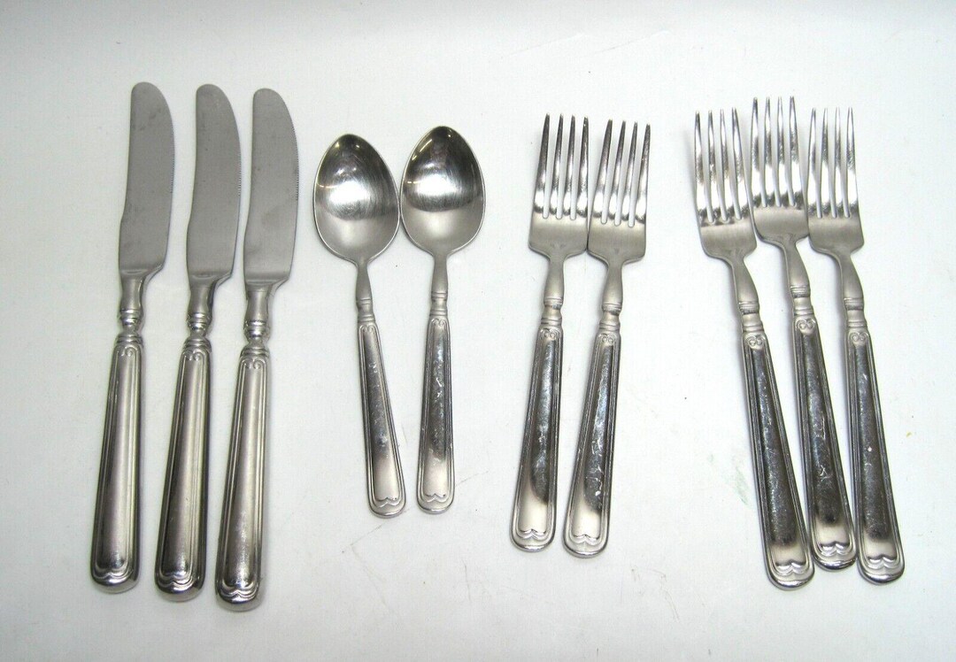 10 Pieces Zwilling J.A. Henckels Vintage 1876 Stainless Steel Flatware ...