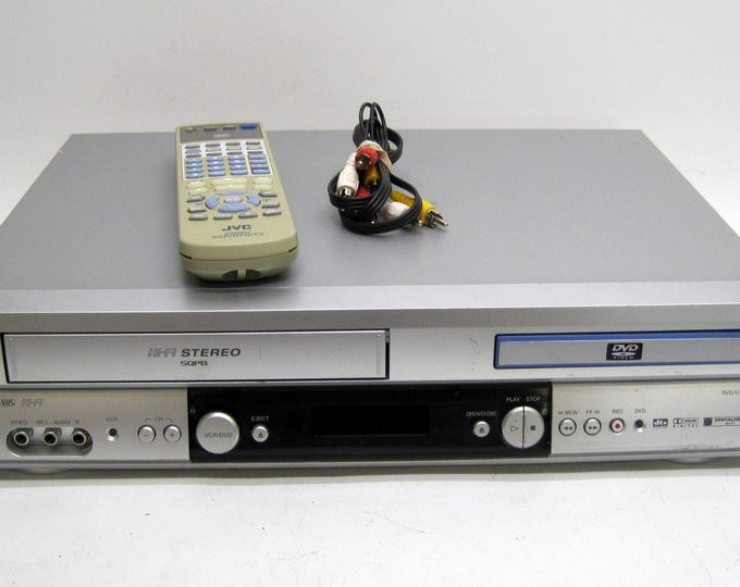 JVC HR-XVC1U Combo Dvd Video Cd Vcr Vhs Player Recorder W/remote & Av ...