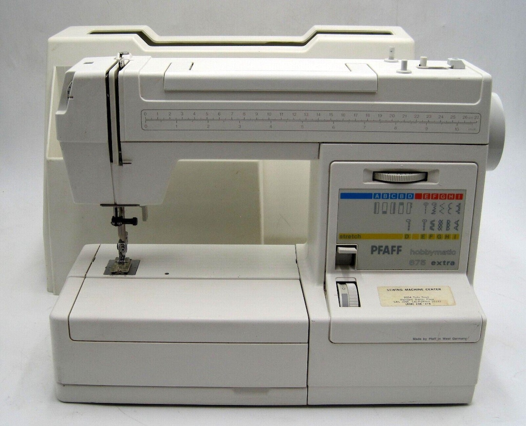 Pfaff Hobbymatic 875 Sewing Machine - Tested W/case - Etsy