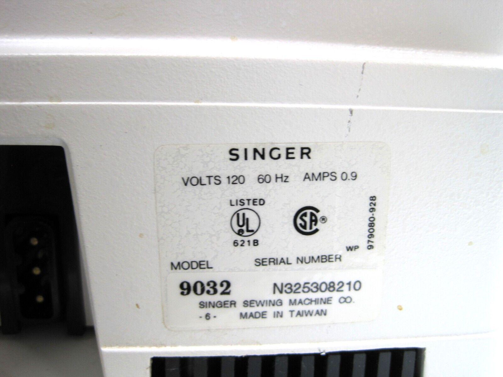 Singer Sewing Machine Model 9032 W/foot Control *TESTED & WORKING* - Etsy