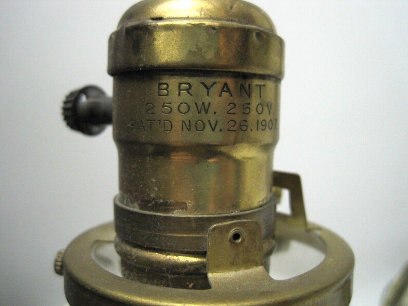 Antique Bryant Art Nouveau Adjustable Brass Bridge Table Lamp 1907 - Etsy