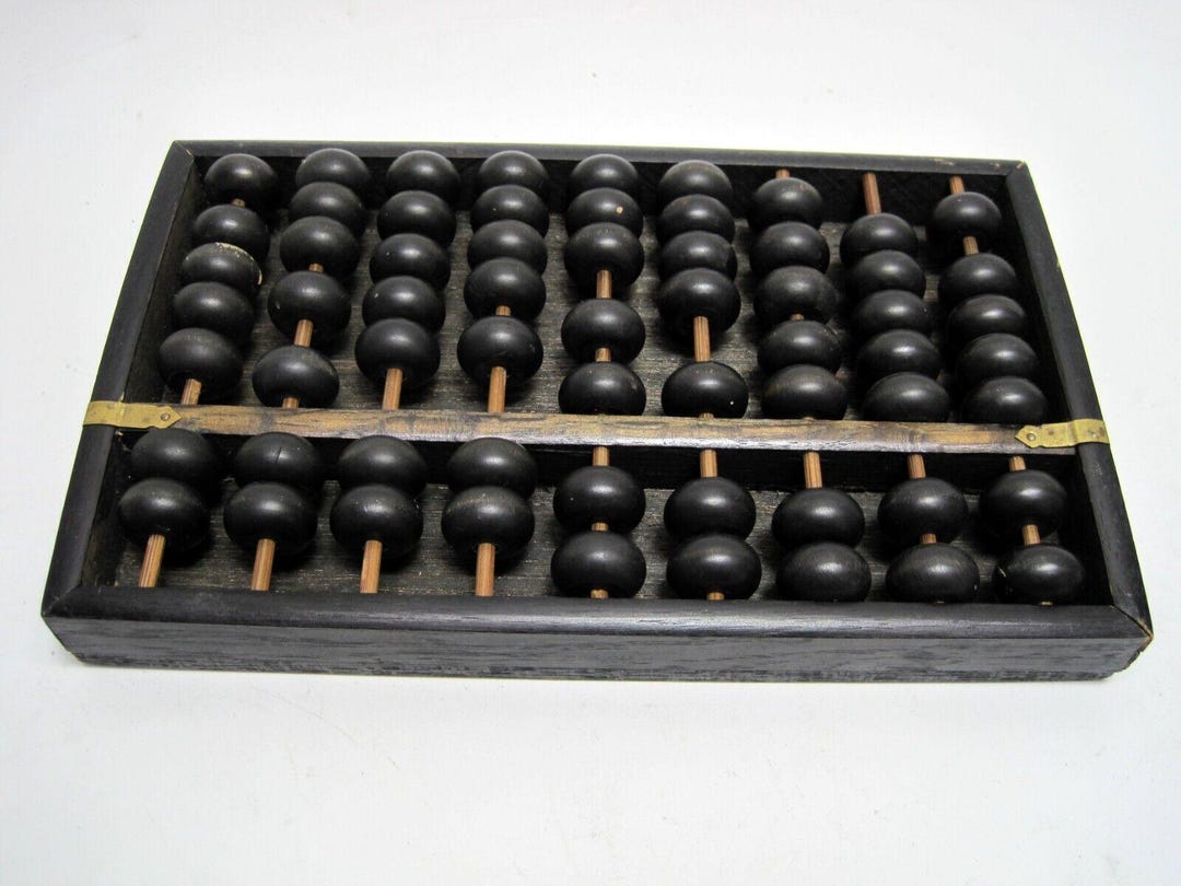 Vintage Wooden Tomoe Soroban Abacus 9 Columns Japan - Etsy