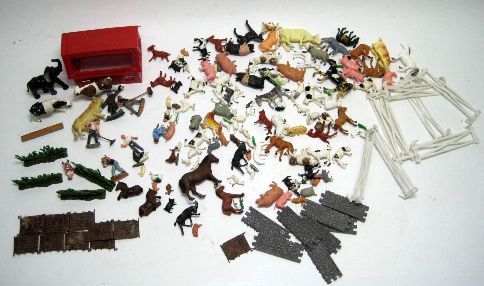 Huge Lot Vintage Britains Ltd Farm Animal Figure Bundle Lot Farmers ...