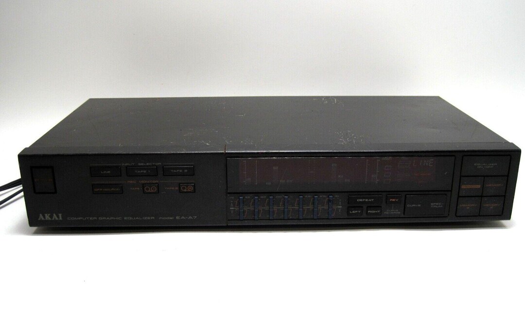 Rare AKAI EA-A7 Computer Graphic Equalizer W/ Spectrum Analyzer - Etsy