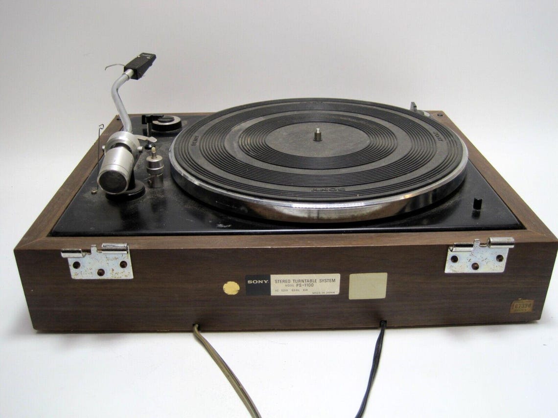 Sony PS-1100 Vintage Stereo Turntable for PARTS or REPAIR - Etsy