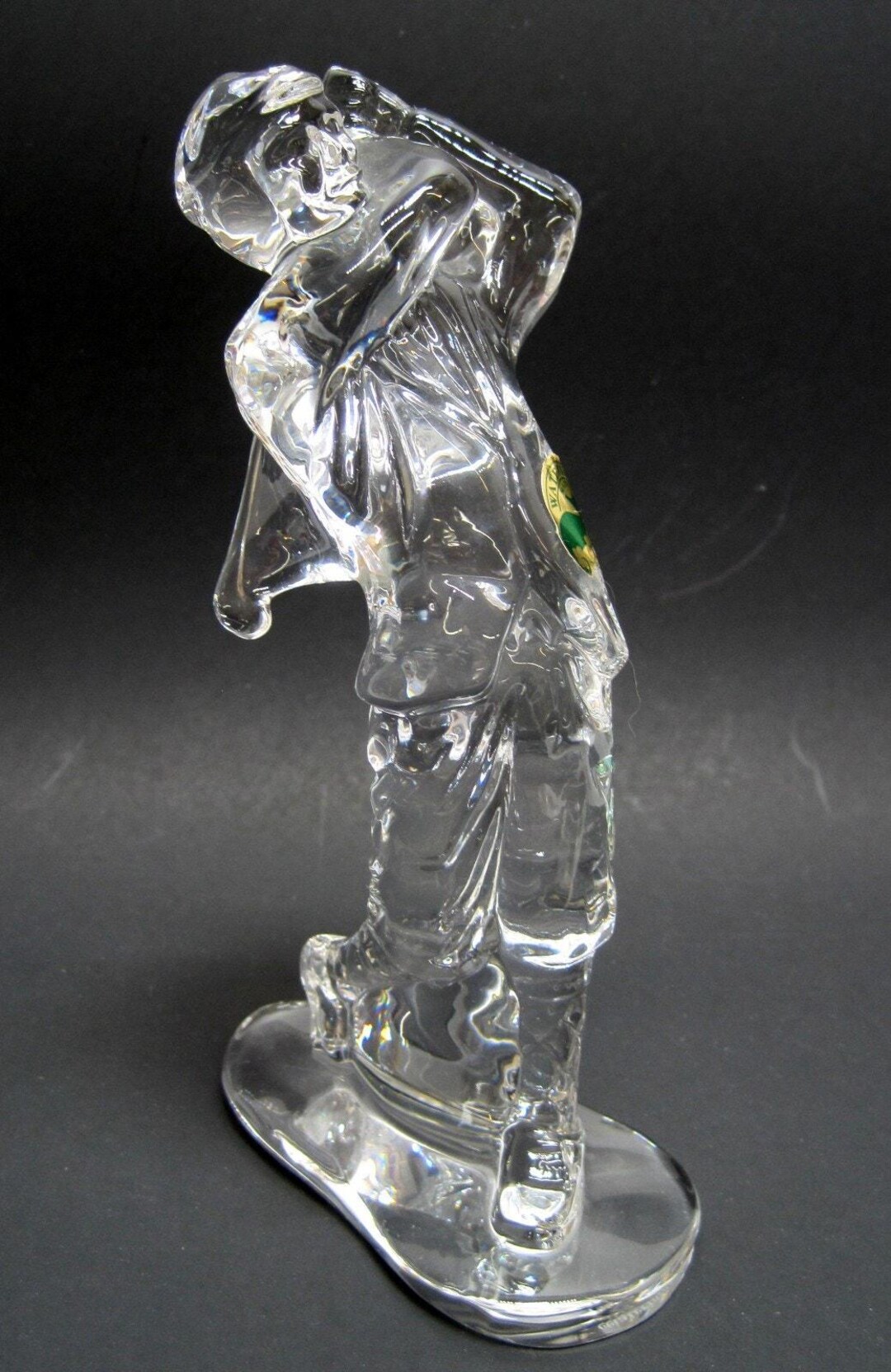 VTG Waterford Crystal Male Golfer W/club Figurine Paperweight W ...