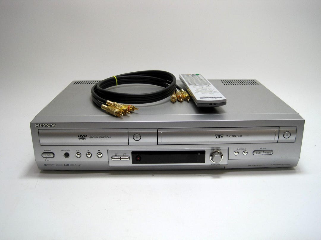 Sony SLV-D500P Dvd/vhs Vcr Combo Player & Recorder W/remote and AV ...