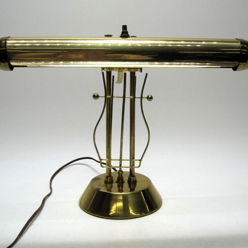 Piano Lamp Vintage - Etsy