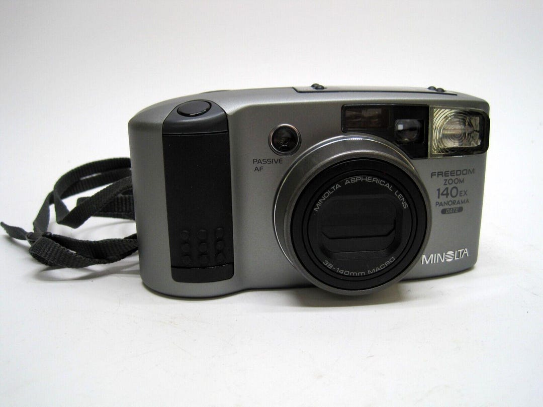 Minolta Freedom Zoom 140EX Panorama Date 35mm Point Shoot Camera FILM ...