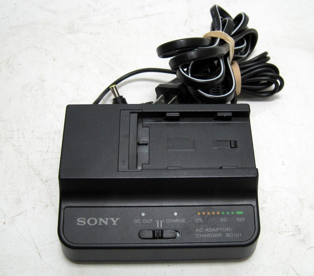 OEM Sony BC-U1 Battery Charger AC Adapter Bp-u90/u60/u60t/u30 Lith-ion ...