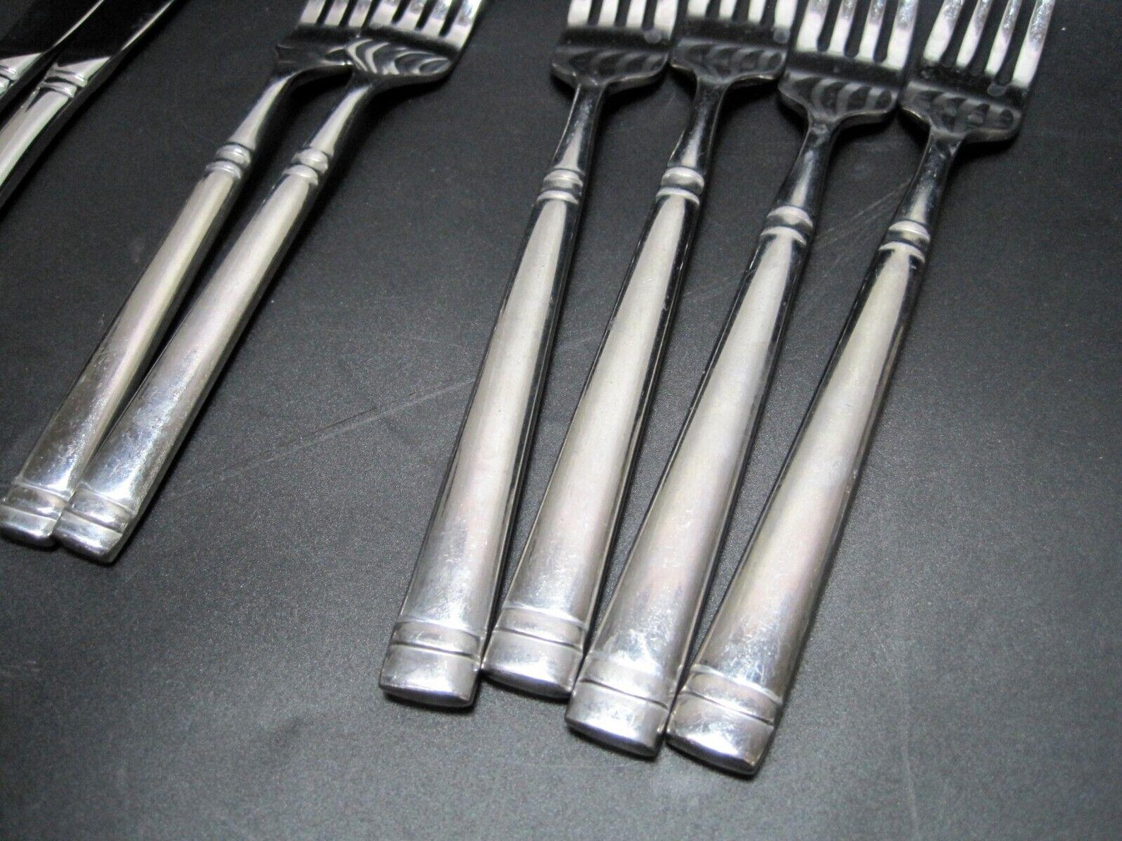 8 Pieces Mikasa MIS60 Flatware Forged Stainless Steel - Etsy