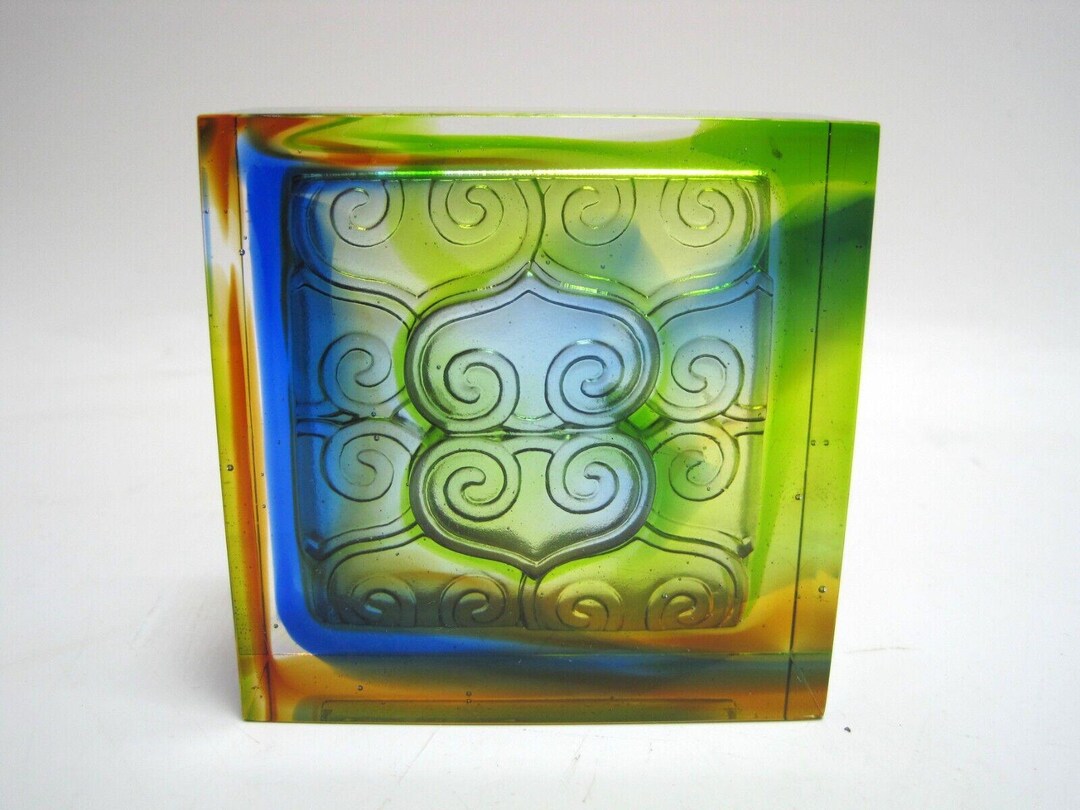 Liuligongfang LLGF Crystal Art Glass Sculpture Paperweight 2005 - Etsy
