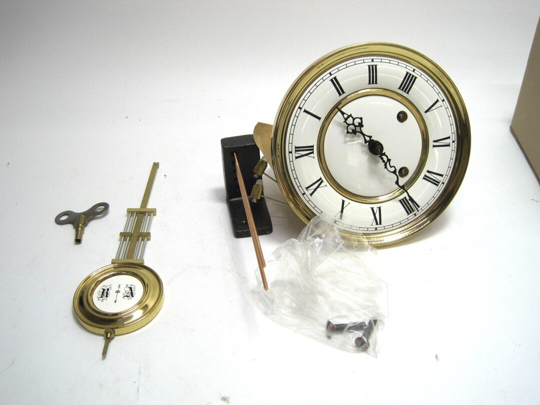 Urgos UW 16079 16 UW16 Chime Clock Movement W/key, Pendulum & Chime ...