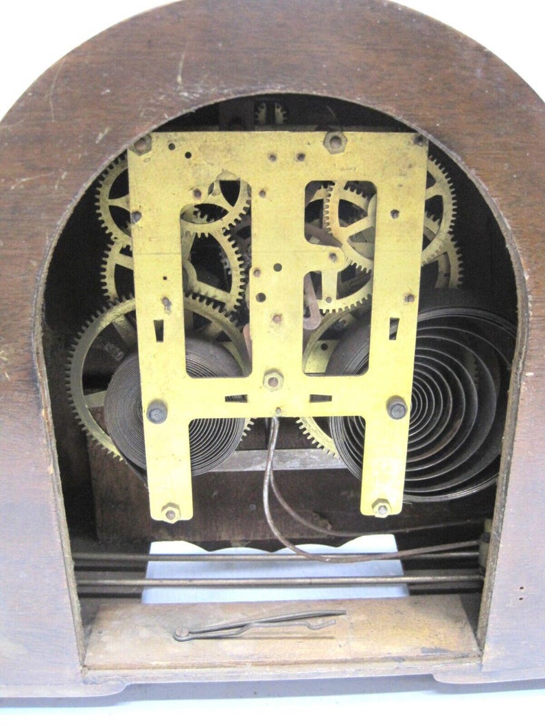 Antique 1920's Ingraham Mechanical Mantle Clock 8 Day - Etsy