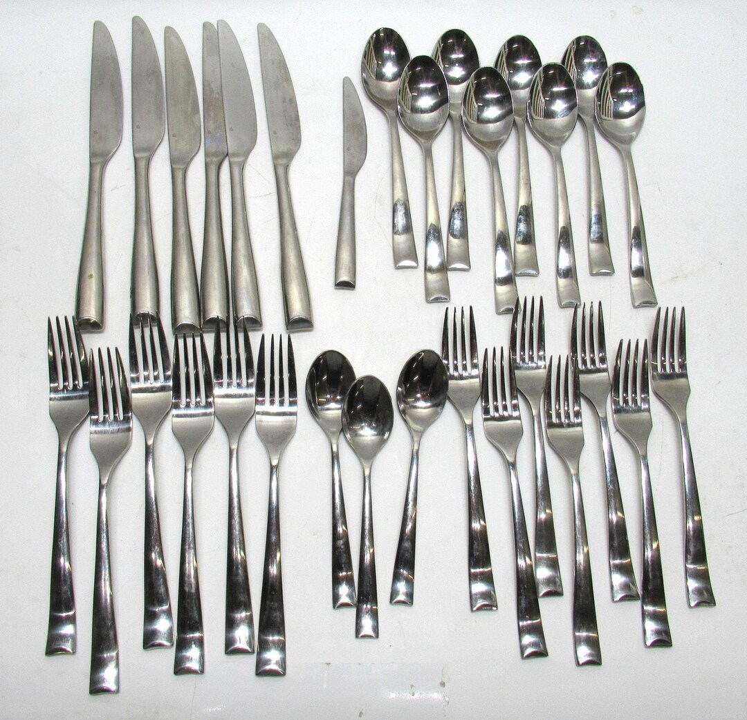 31 Pieces Gourmet Settings SOPRANO Stainless GS 18/10 Flatware - Etsy