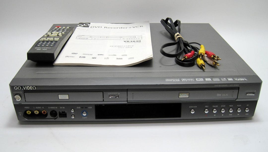 Govideo VR3845 DVD Recorder VCR Vhs Combo No Remote Tested and Working ...
