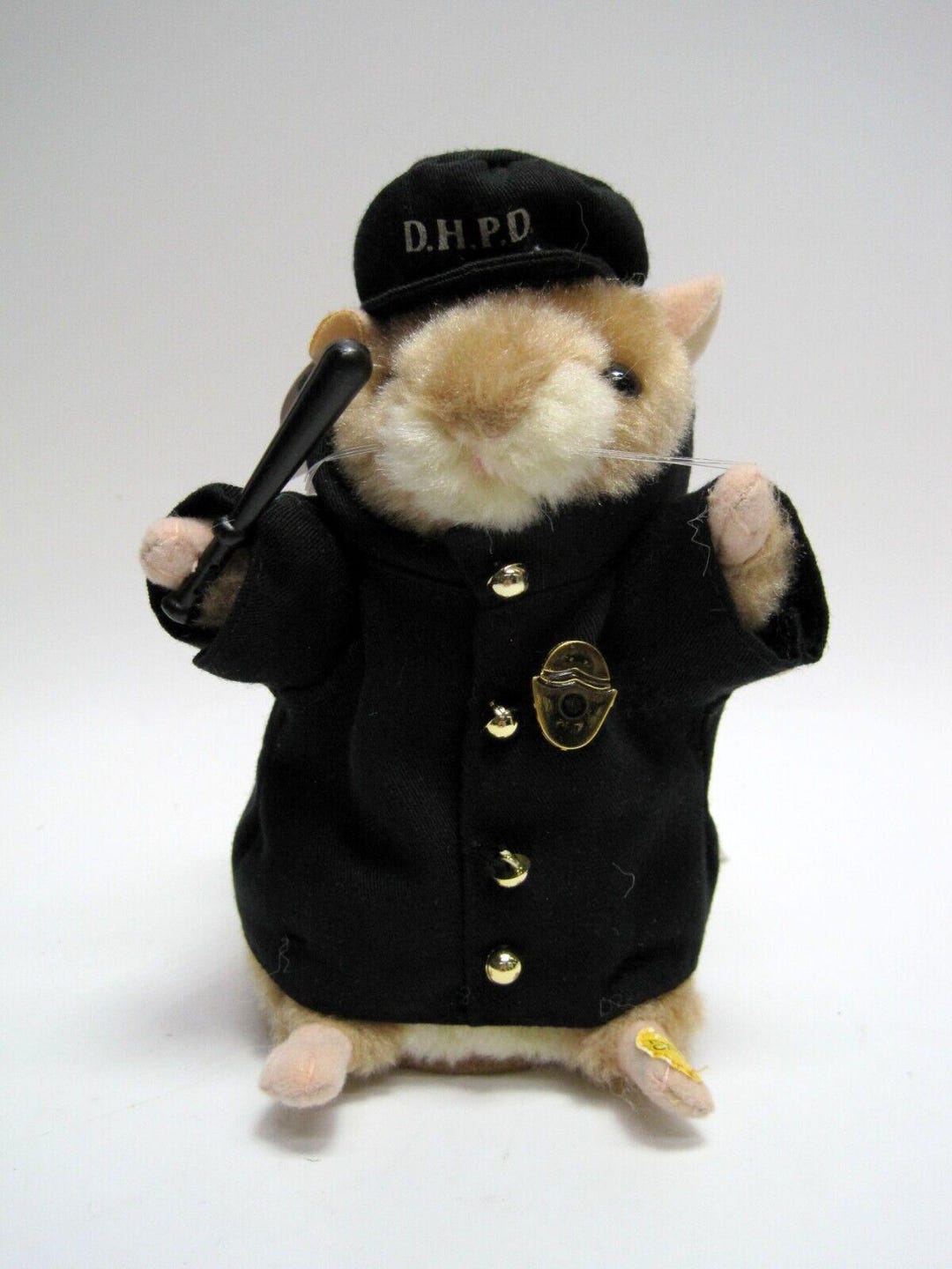 2002 Gemmy Sarge Singing Dancing Hamster Cop Police Officer Plays Bad ...
