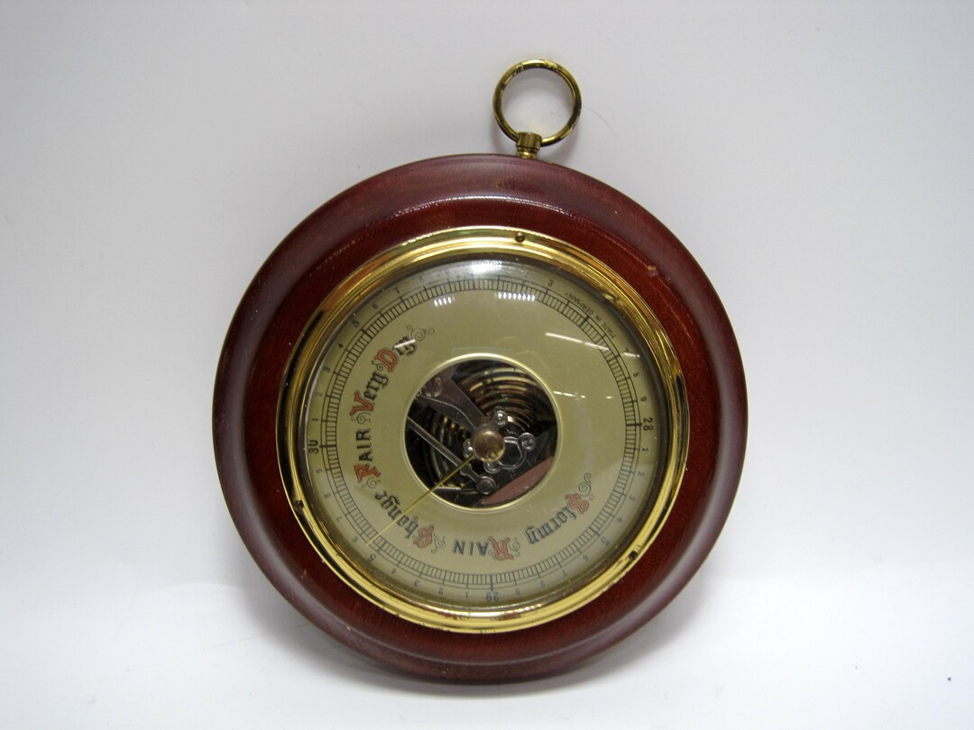 Vintage German Barometer - 6" Made in Germany - Etsy