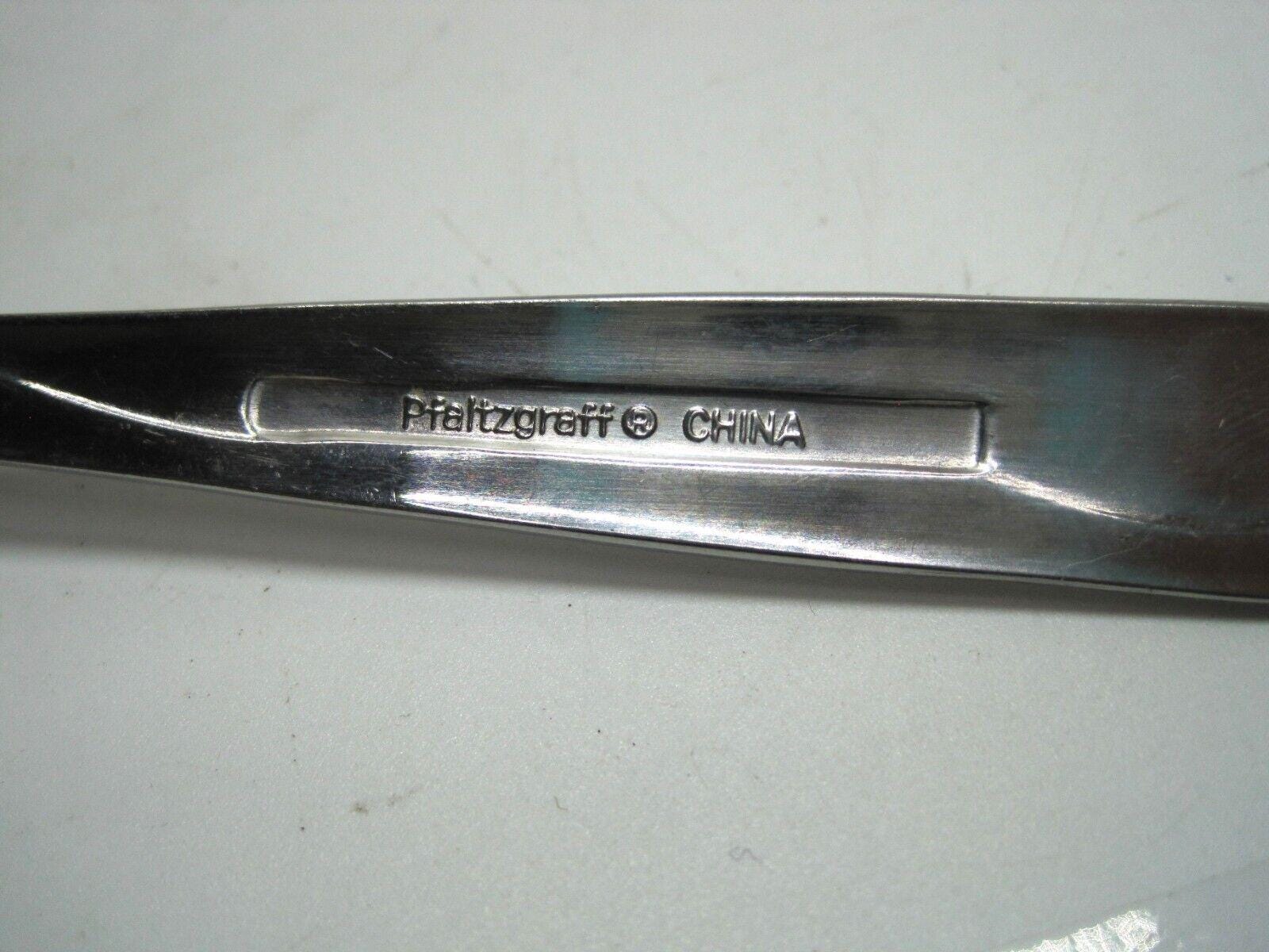 16 Piece Pfaltzgraff Stainless Steel Flatware Set Wavy Lines - Etsy