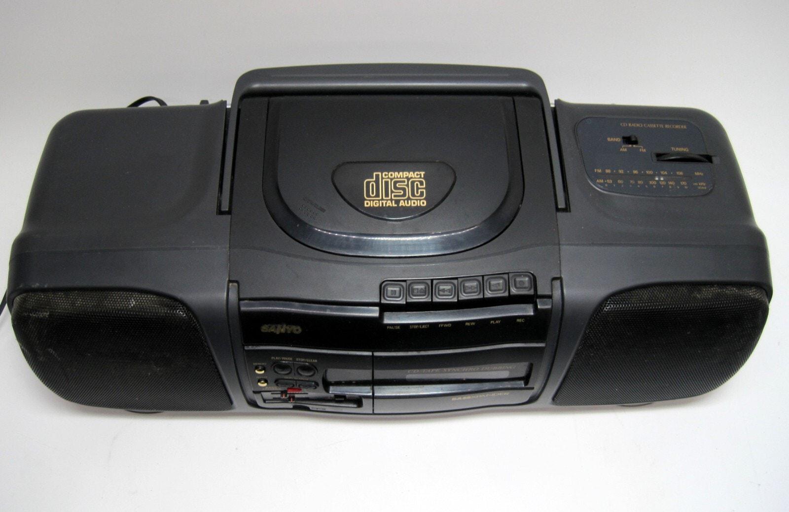 Vintage 1994 Sanyo MCD-Z16 Boombox – Am/fm Radio, CD & Cassette Player ...