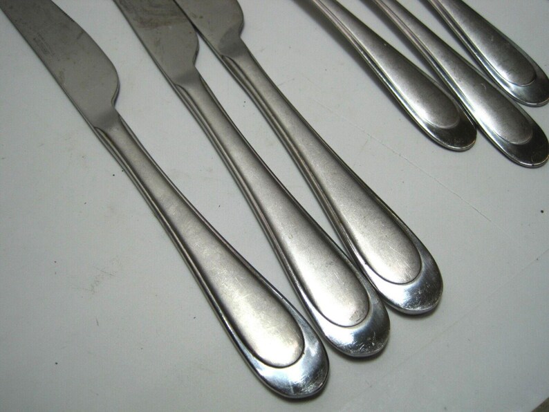 20 Pieces Cambridge Stainless Steel Flatware Clarity-sand - Etsy