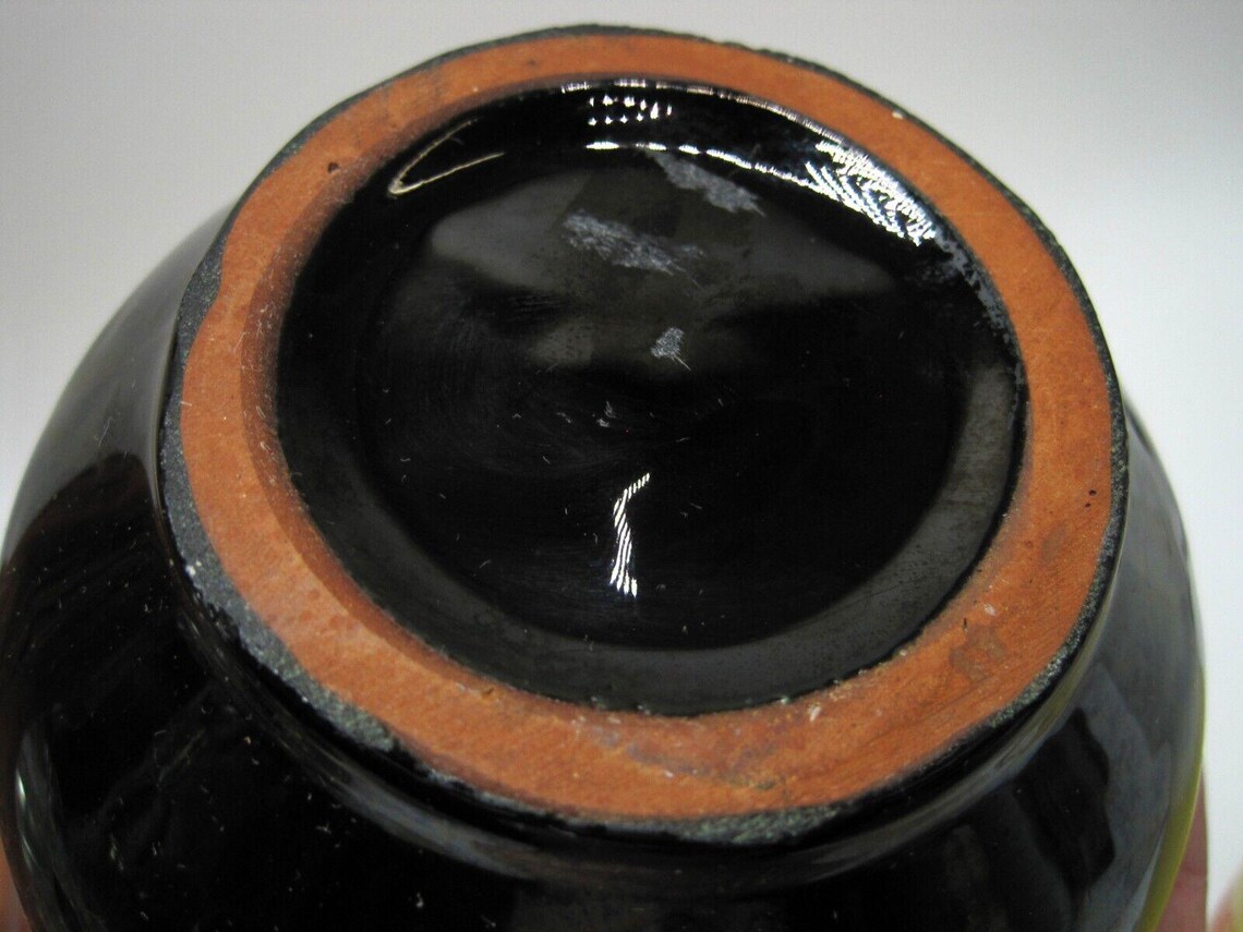 Vintage Blue Mountain Pottery Drip Glaze Vase Green 8.75" - Etsy