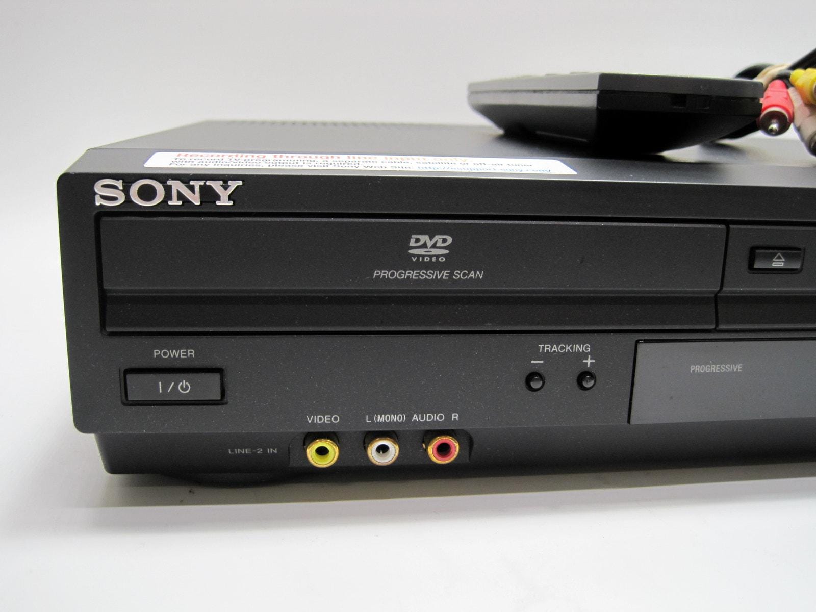 Sony SLV-D281P Dvd/vhs Vcr Combo Player Recorder W/remote & AV Cable - Etsy