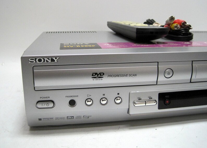 Sony SLV-D500P Dvd/vhs Vcr Combo Player & Recorder W/remote and AV ...