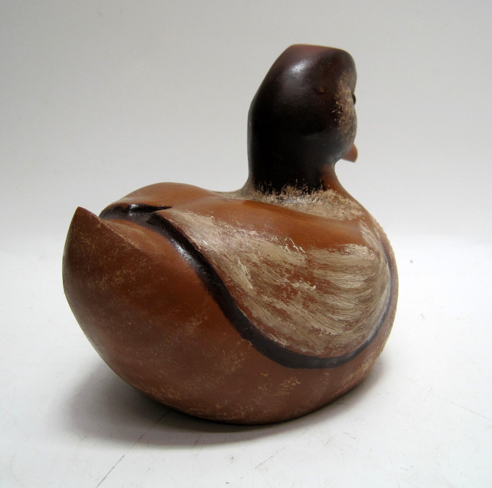 Vintage Ceramic Chubby Ruddy Duck Glass Eyes Hand Painted - Etsy