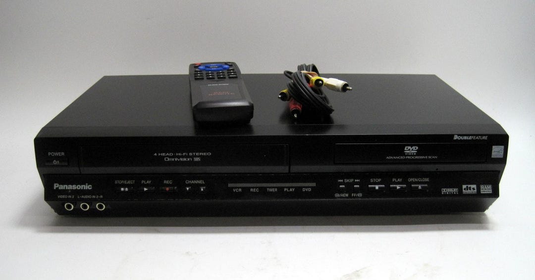 Panasonic PV-D4745 Combo Dvd Video Cd Vcd Vhs Player Recorder W/remote ...
