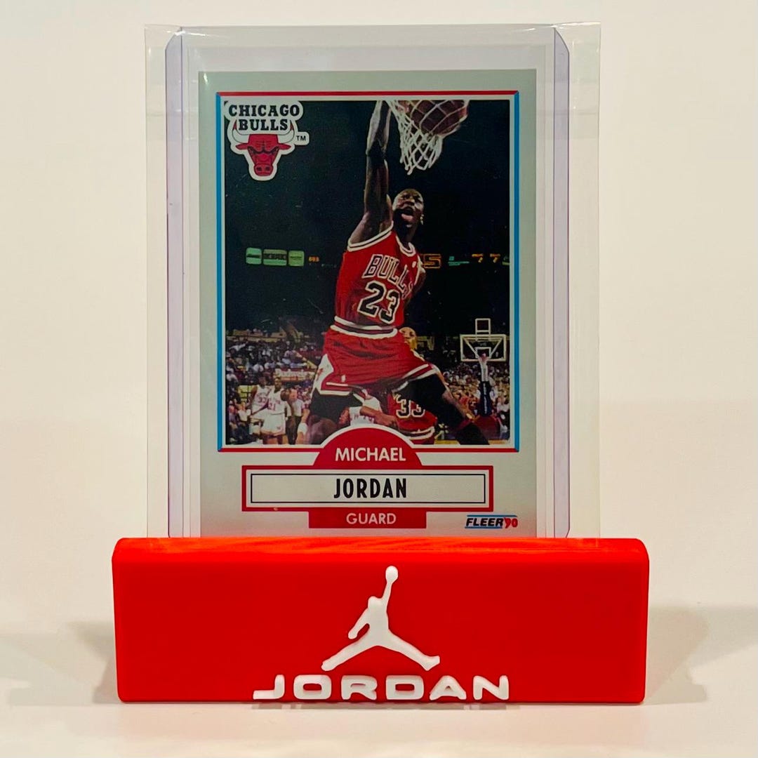 Michael Jordan Sports Card Display Stand Fits Graded & Ungraded Cards ...