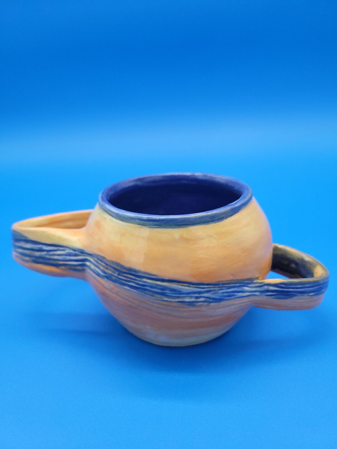 Hand-painted and Hand-thrown Saturn Mug: Sculpted Planet Design - Etsy
